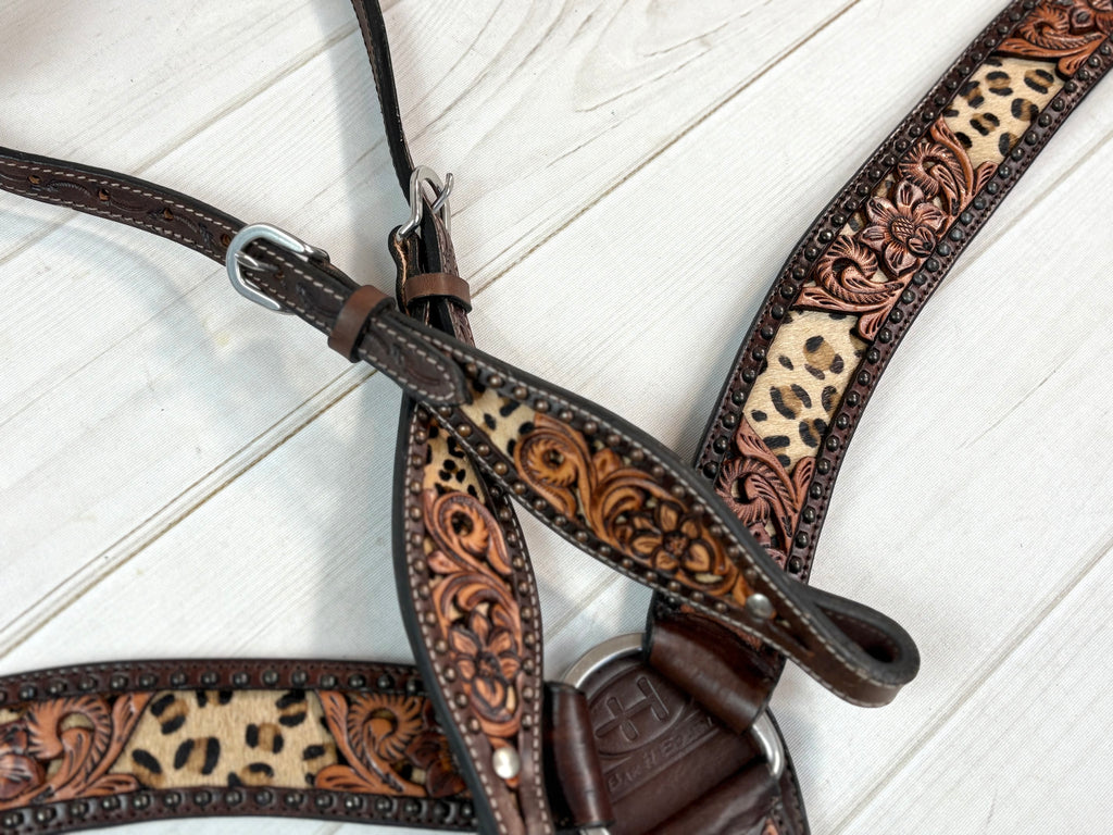 Leopard Inset Floral Tooled Leather Tack Set – Cowgirl Barn & Tack