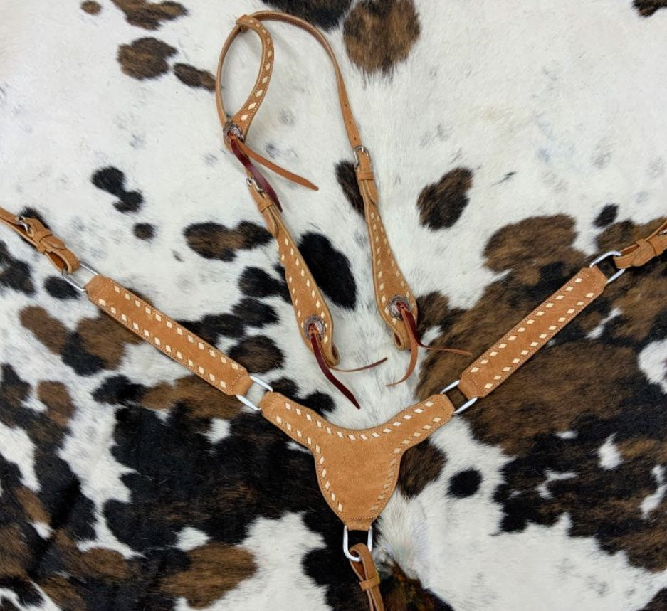 Light Roughout Gladiator Style Leather Tack Set – Cowgirl Barn & Tack