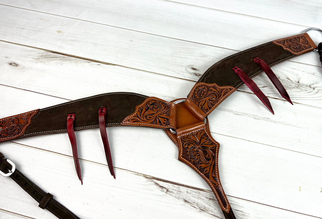 Dark Roughout Roping Style Breast Collar – Cowgirl Barn & Tack