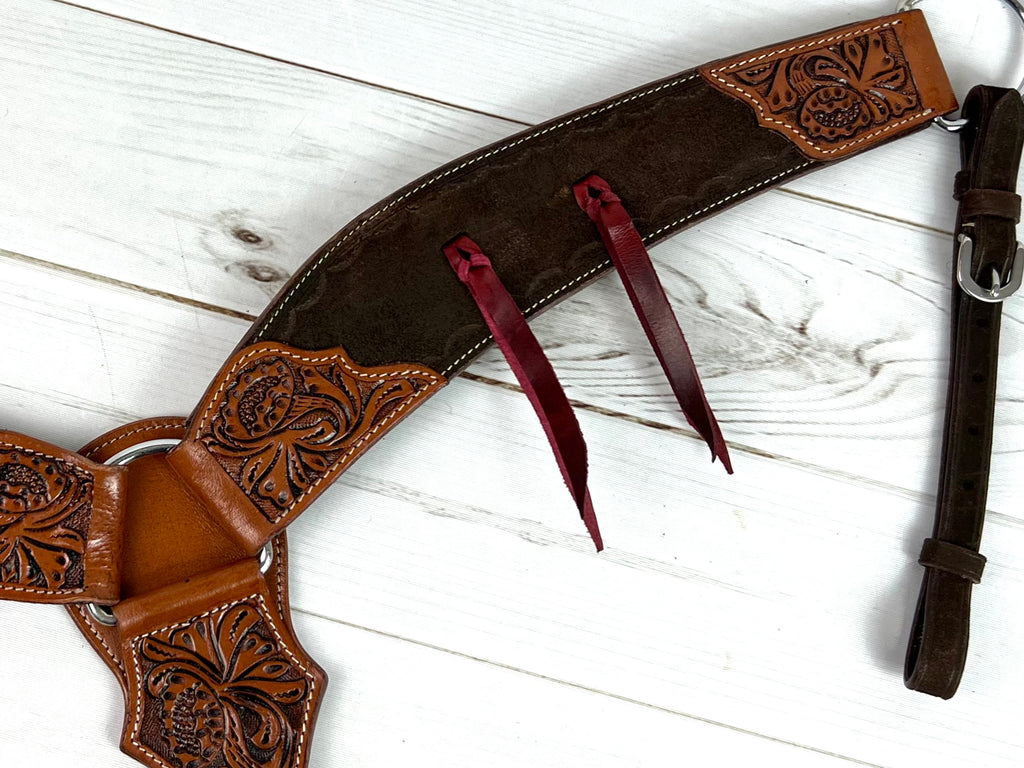 Dark Roughout Roping Style Breast Collar – Cowgirl Barn & Tack